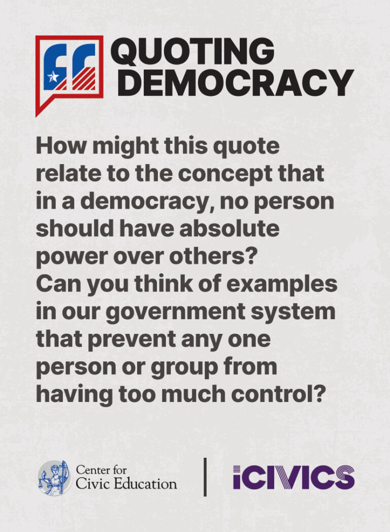 Quoting Democracy - iCivics